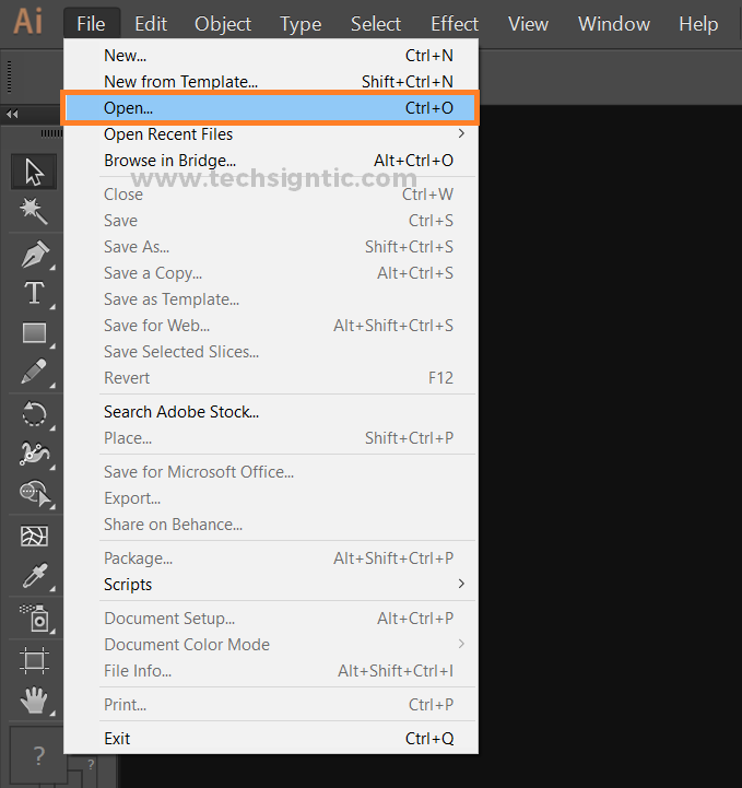 Cara Membuka dan Mengedit File EPS di Adobe Illustrator - TechSigntic