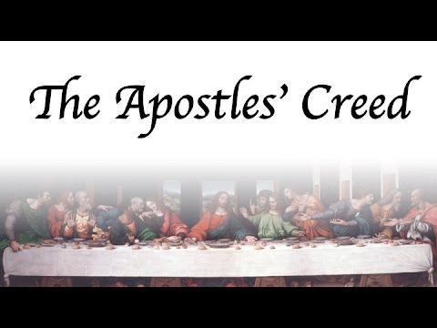 Catholic Prayers: THE APOSTLES CREED- OLD VERSION