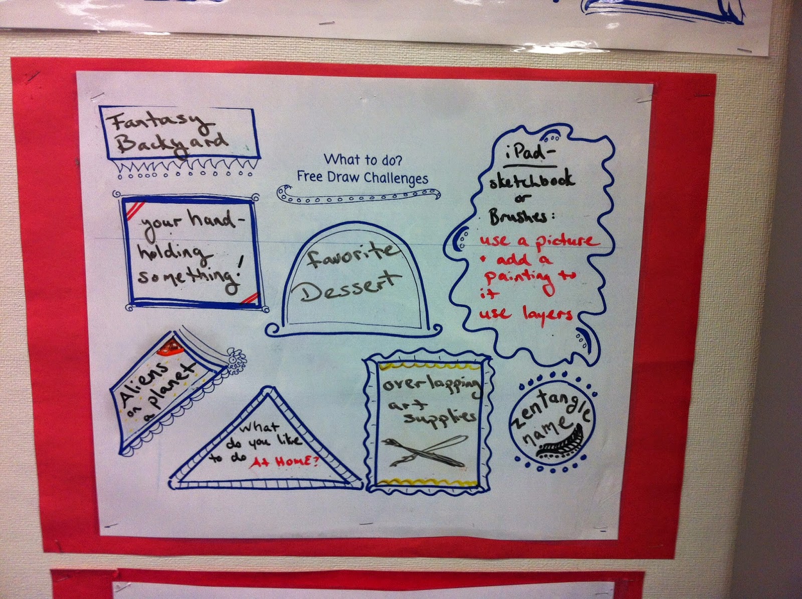 (the way cool) Donald Art Room: How to do: Free Choice Centers