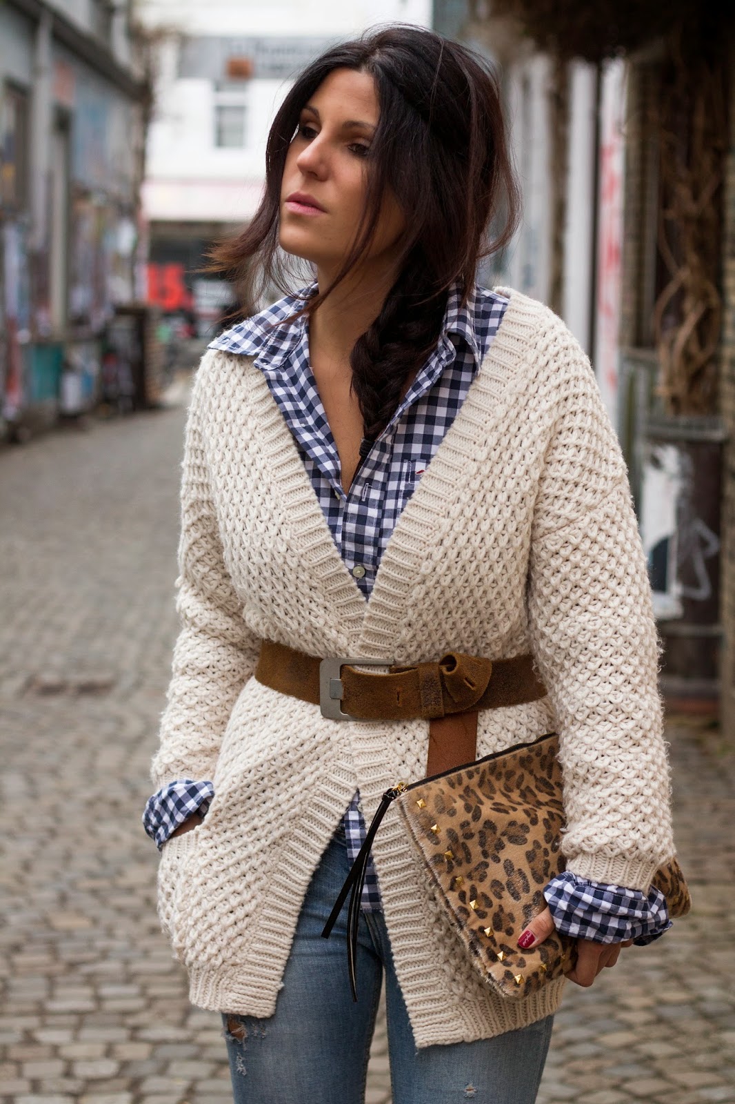 Belted Cardigan - Fashion Avenue