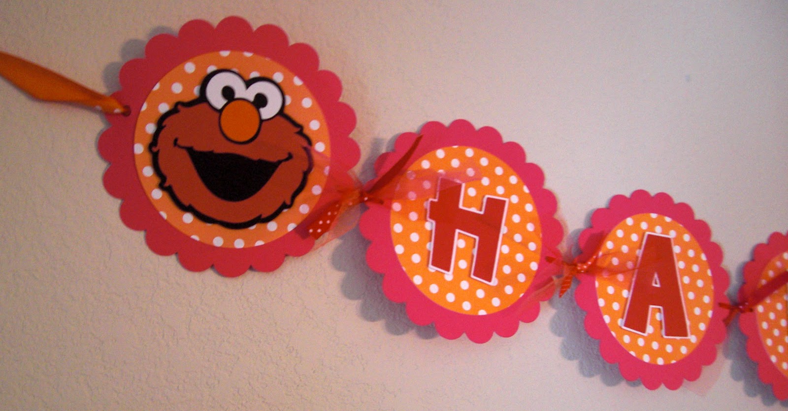 Mitzs Creations: New Elmo Party Items