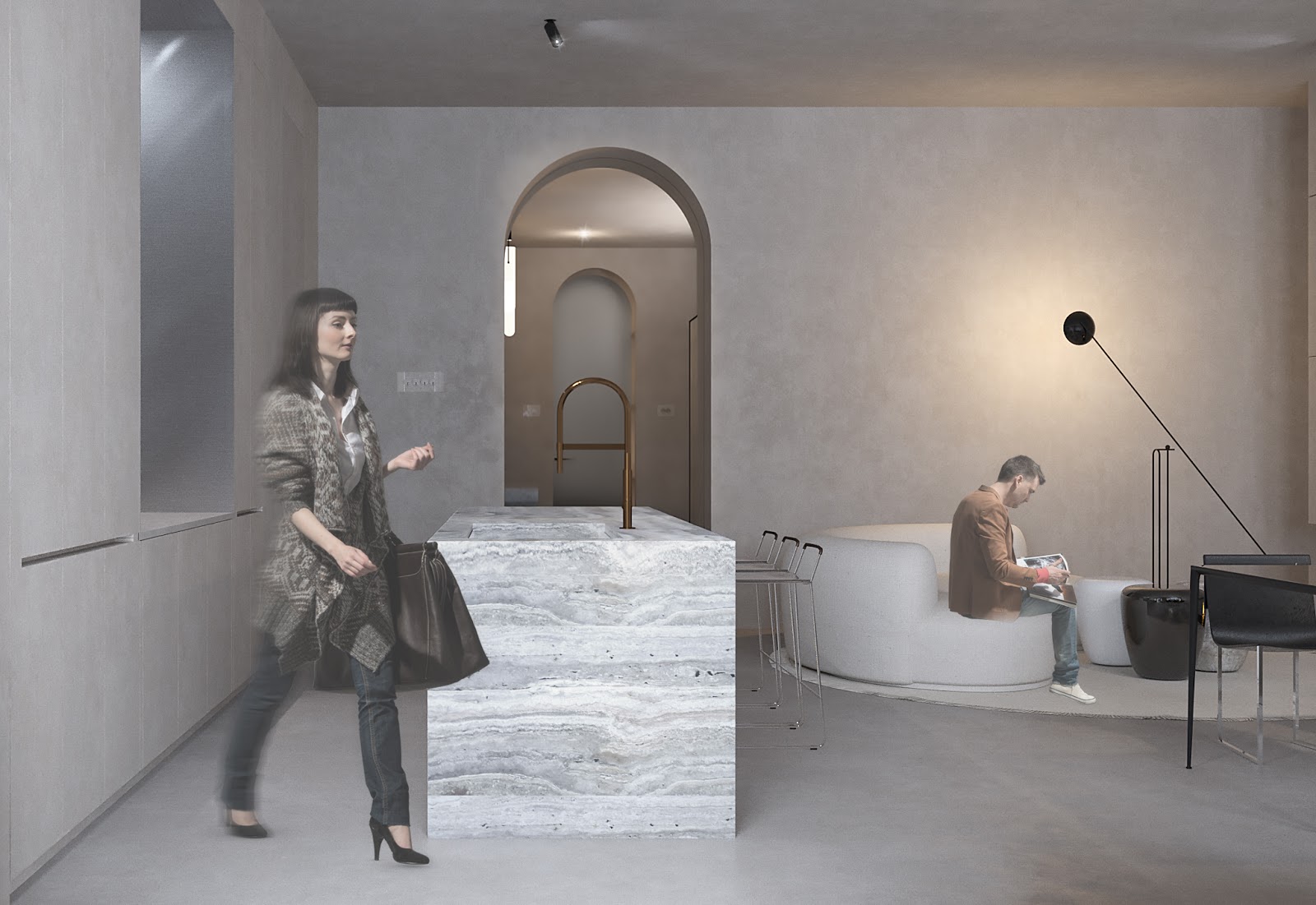 Darya Girina Interior Design & Architectural Visualizations: Minimalist ...