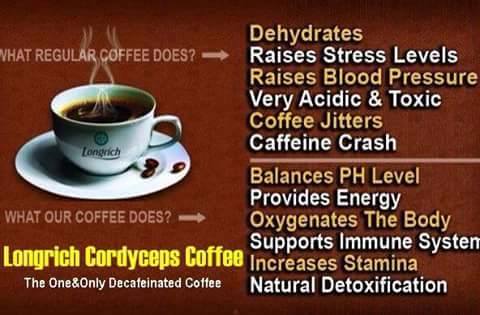 LONGRICH CORDYCEPS COFFEE - Longrich Grace