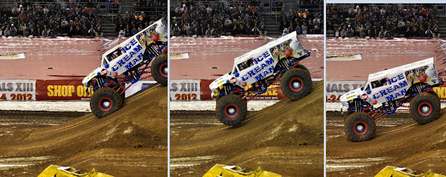 Just A Car Guy: Monster trucks in action, at a glance