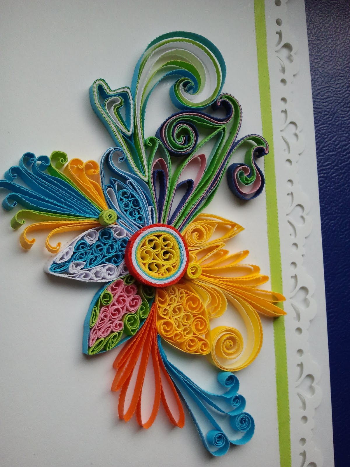 Idei si Creatii Quilling: Quilling the Joy and Hope,with colours that ...