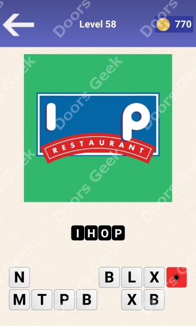 Guess the Restaurant Level 58 Answer ~ Doors Geek
