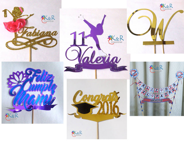KyR Creaciones: Toppers y Wrappers