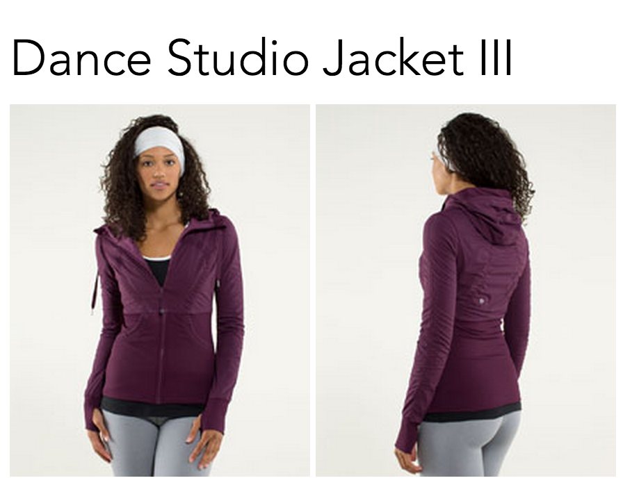 Dance Studio Jacket III !!! And New Cool Racerback - The Sweat Edit