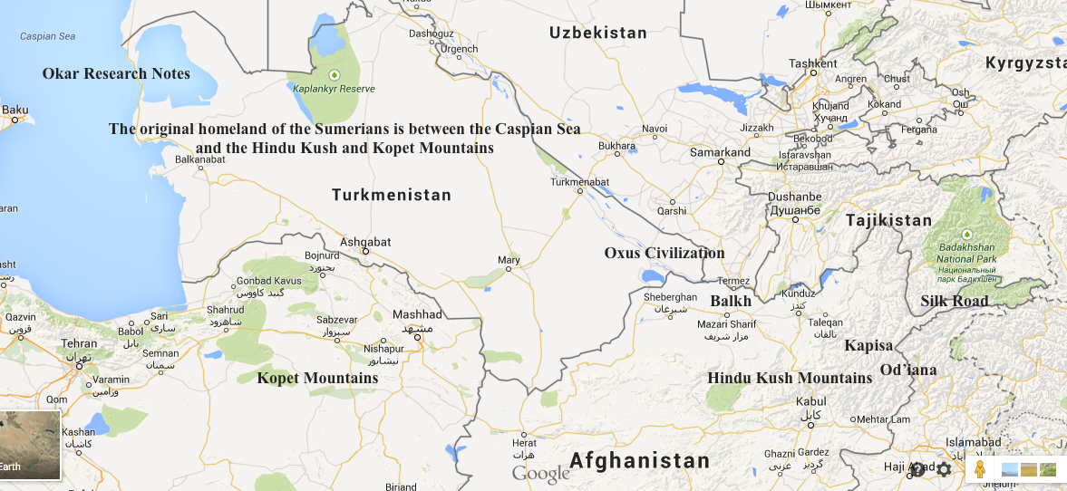 Okar Research: BMAC/Oxus Civilization.....1600 BC