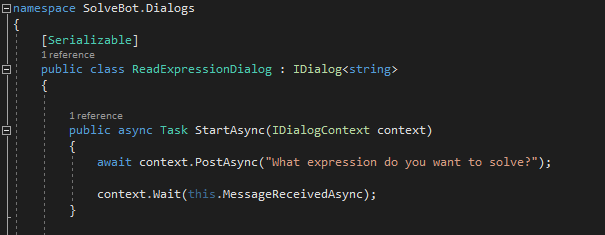 Mario Alejandro Loza Armand Ugon: Expression Solver Bot on C# using ...