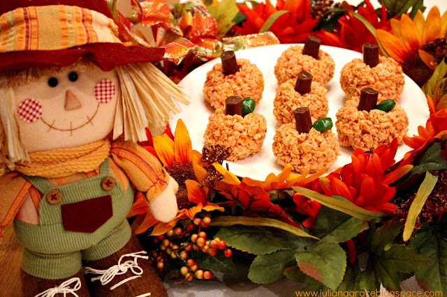 Juliana Grace Blog Space: Fall Rice Krispies ~Sweet Saturday~