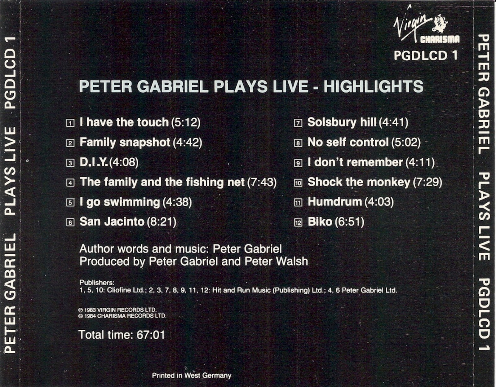 Peter Gabriel Plays Live