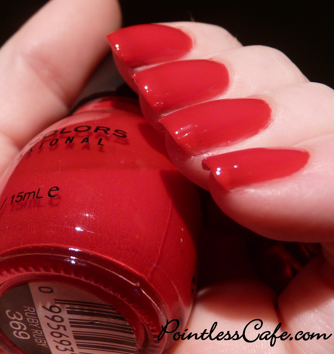 Day Nine of Sinful Colors Swatch Fest - Ruby Ruby | Pointless Cafe