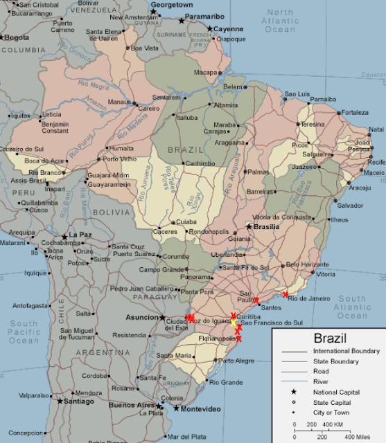 It's Winter South of the Equator in Brazil