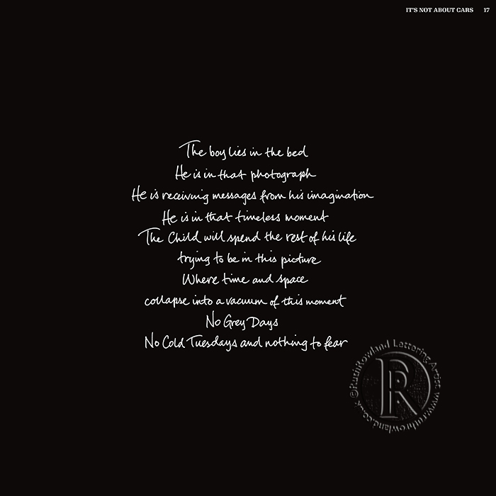 Ruth Rowland: Lettering for La Passione Book, Album and Film by Chris Rea