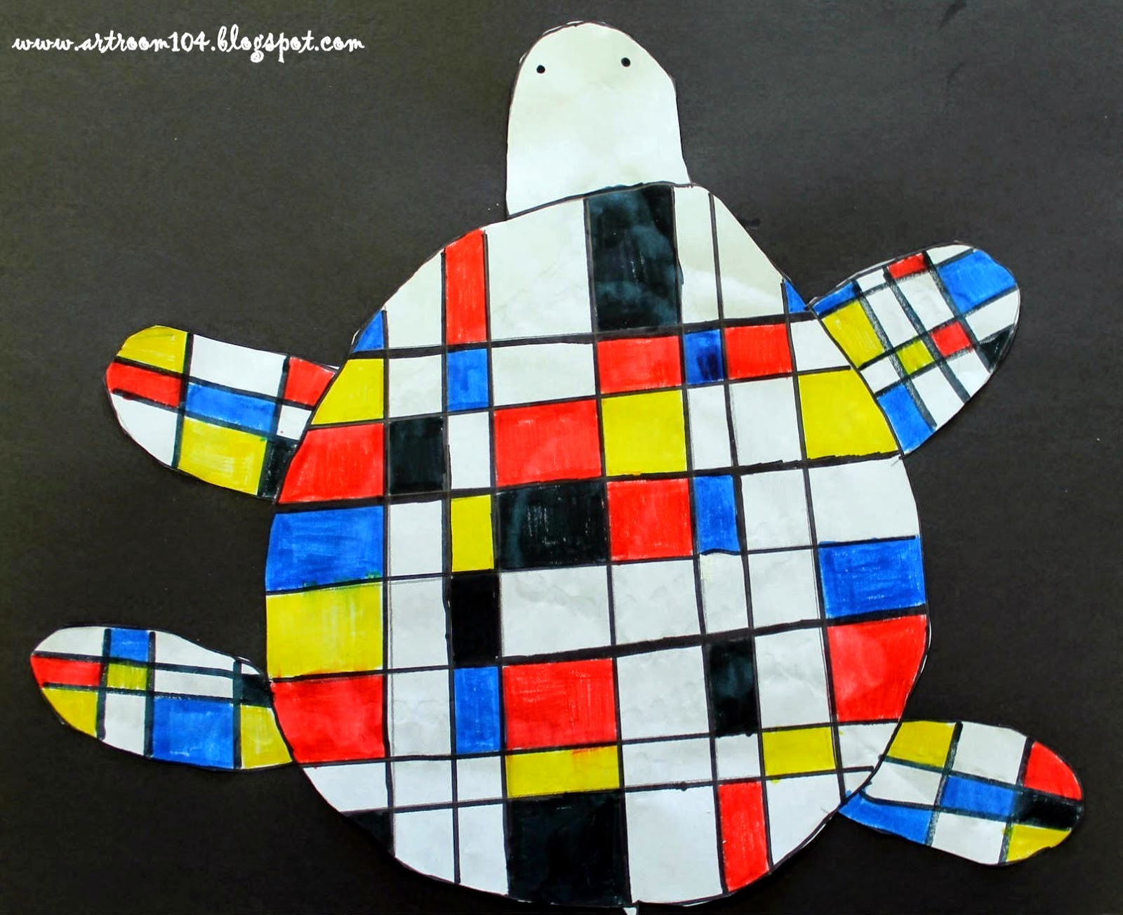 Art Room 104: 3rd Grade: Mondrian Unit (Part 1)