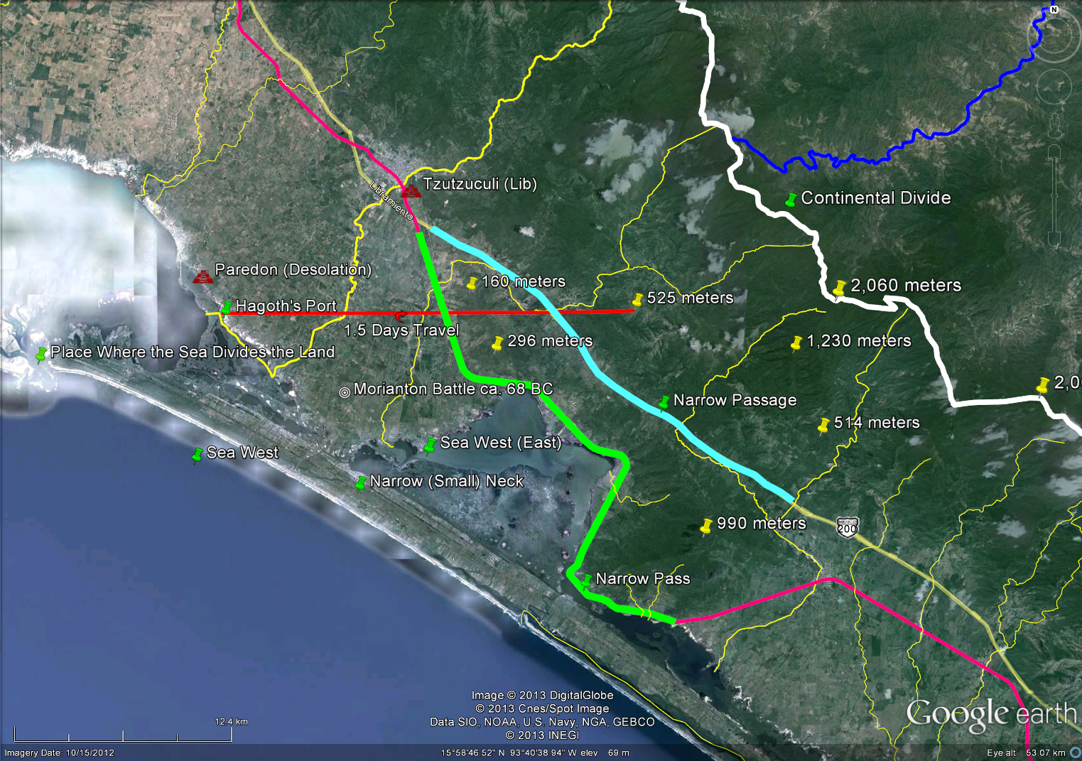 BOOK of MORMON RESOURCES: The Narrow Pass and Narrow Passage