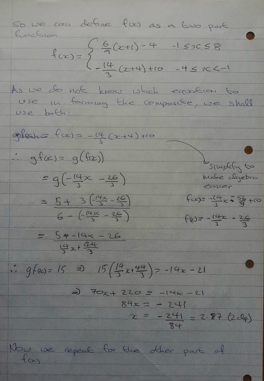 A Level Maths Notes: July 2014