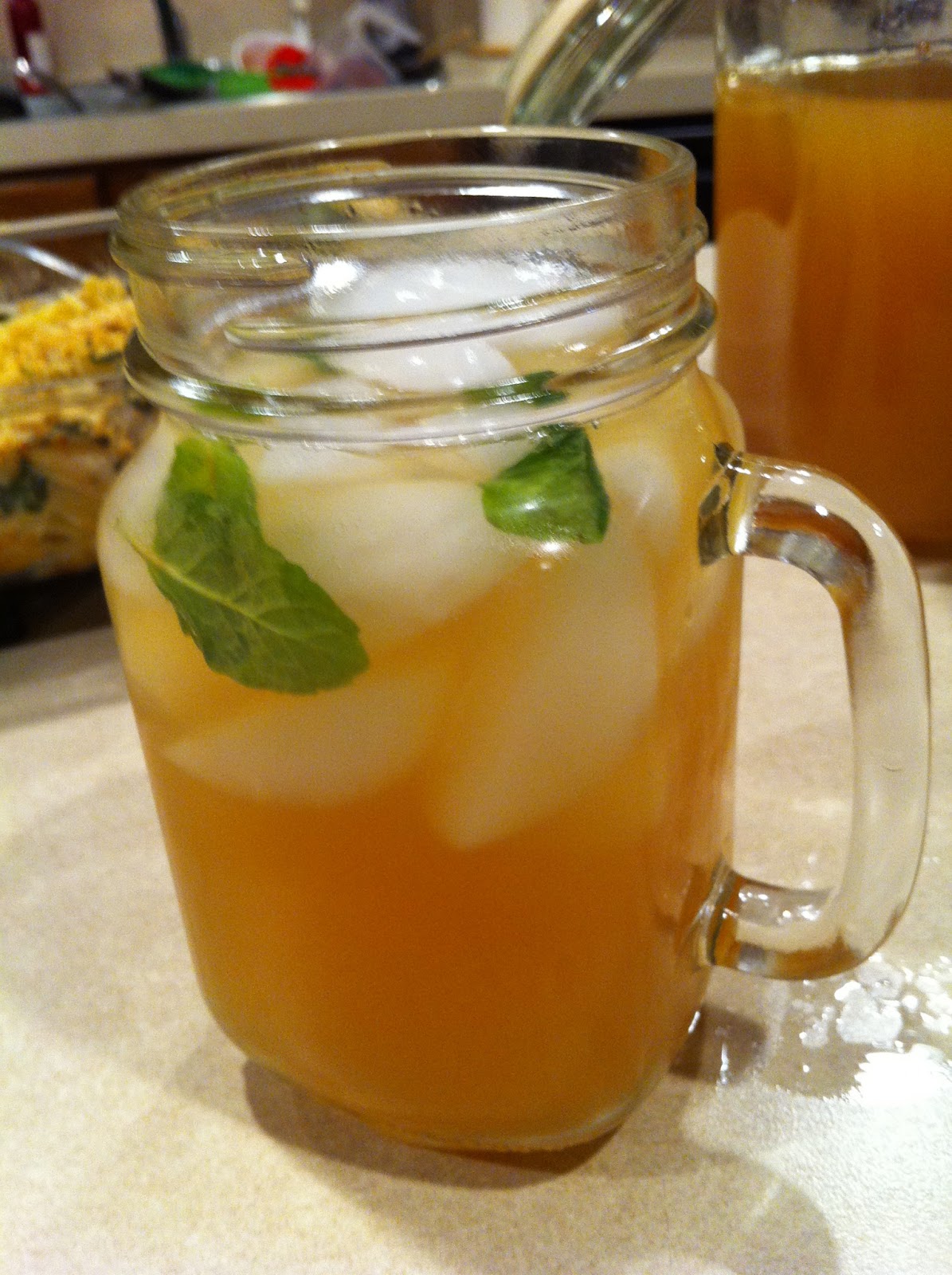 One Bite at a Time: Flavored Teas: Lemony Spiked Sweet Tea