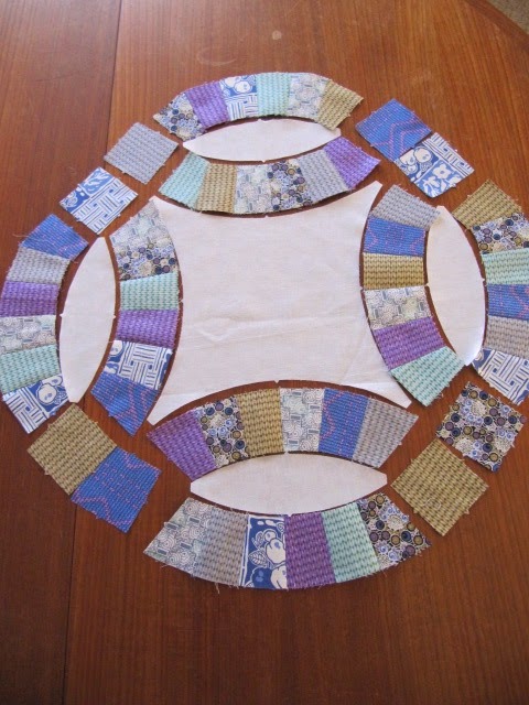 Sew Many Ways...: How to Assemble the Double Wedding Ring Block...