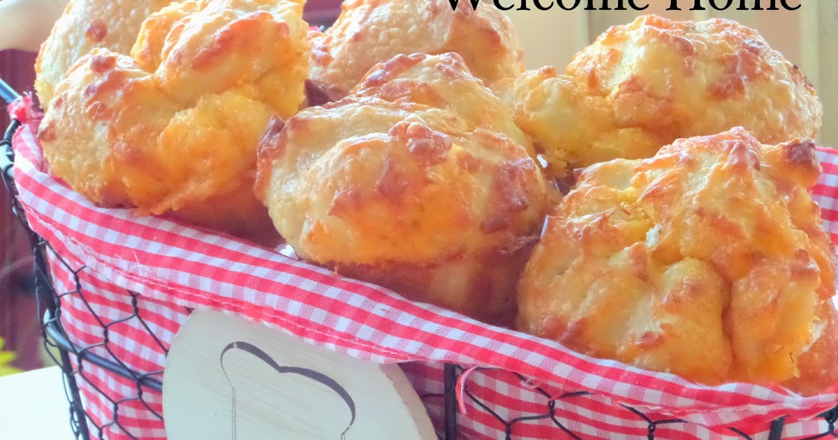 Welcome Home Blog: ♥ Cheddar Cheese Popovers