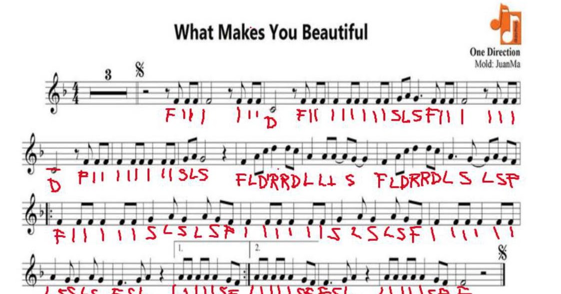 One Direction per Flauta