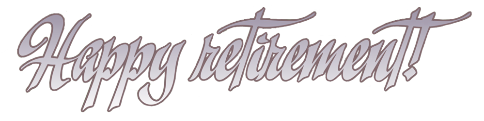 Free Digital Scrap Images ''Happy retirement'' 1