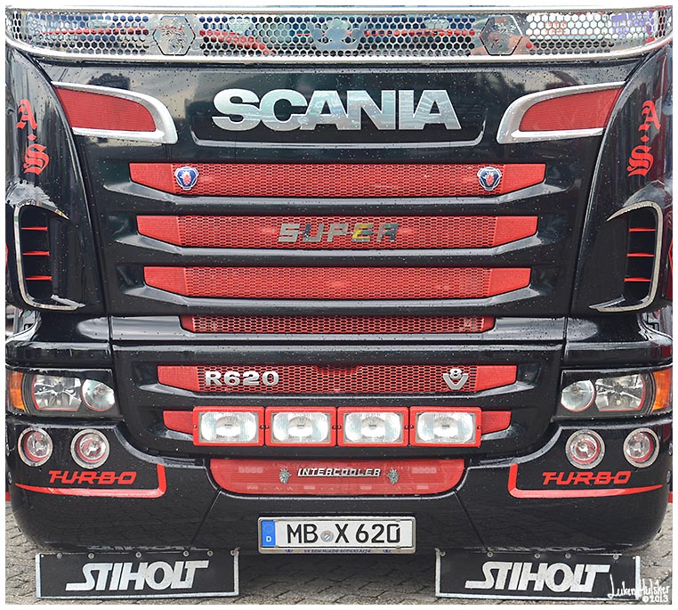 SCANIA: Scania R620 V8 super intercooler turbo Schubert Tegernsee front ...