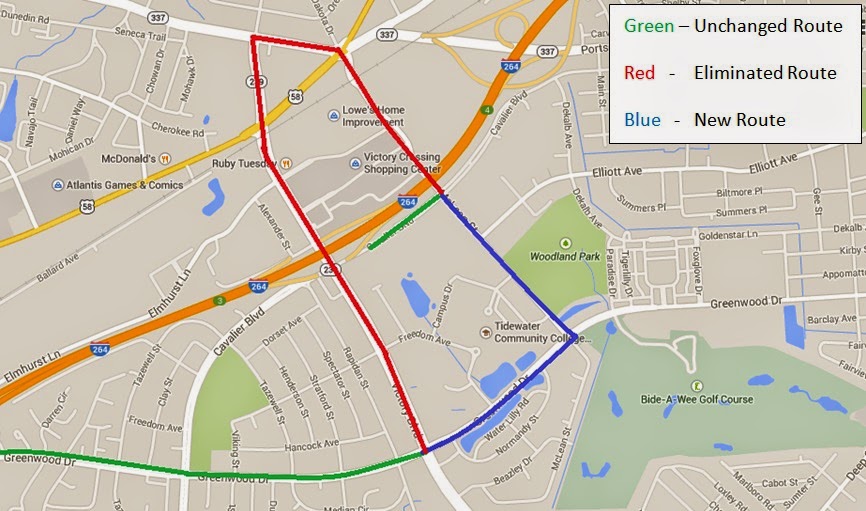 The Battles of JAMIEBOO: TRANSIT: HRT Service Board Changes (1/18/15)