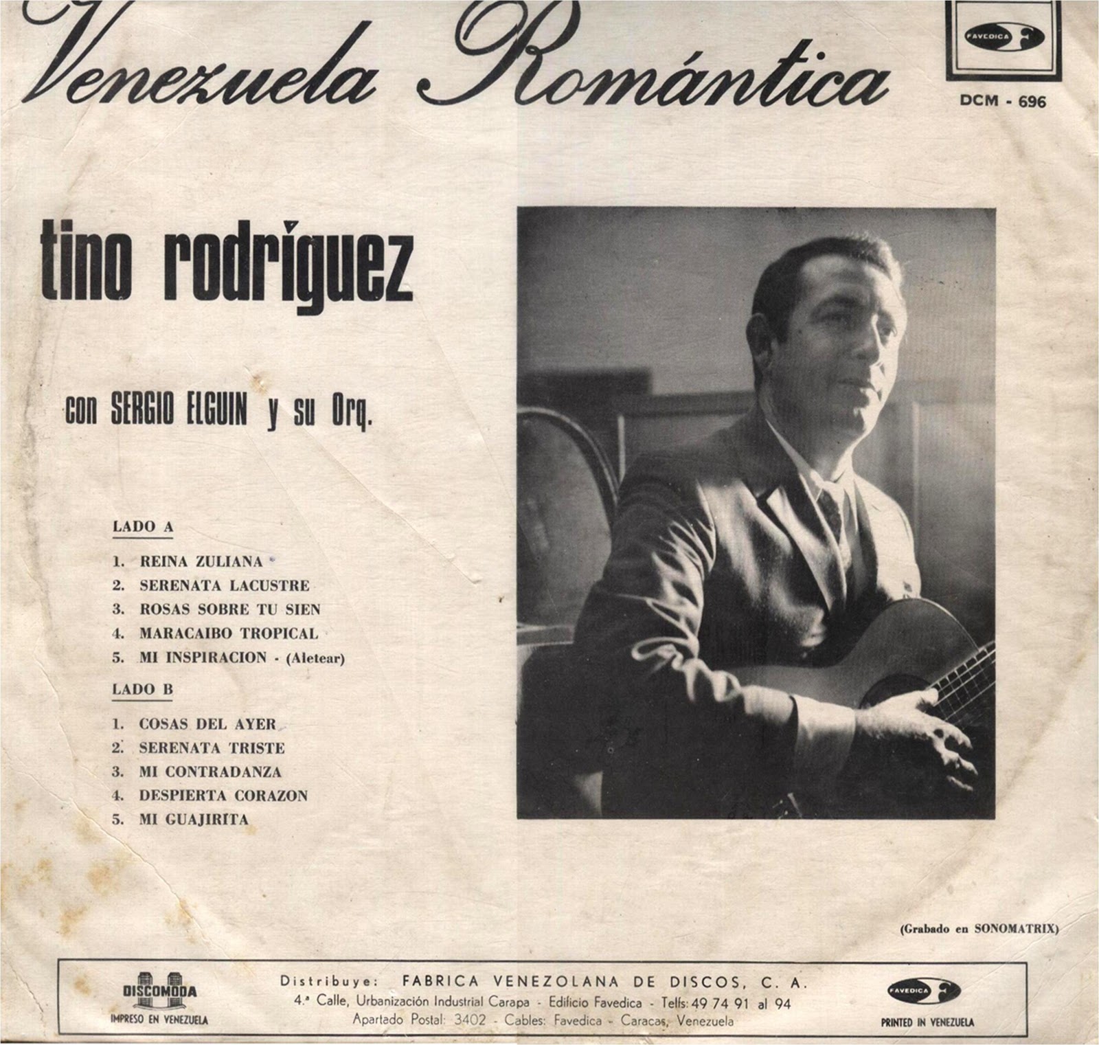 Gaita y Punto: Tino Rodríguez - Venezuela Romántica