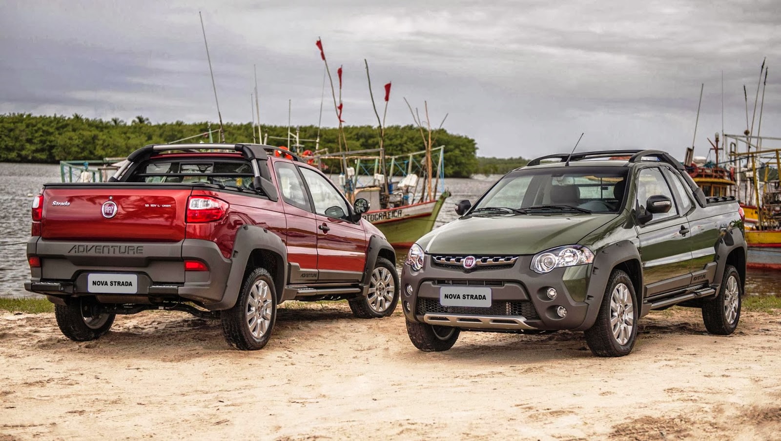 Fiat lança Strada Working, Trekking e Adventure 2014