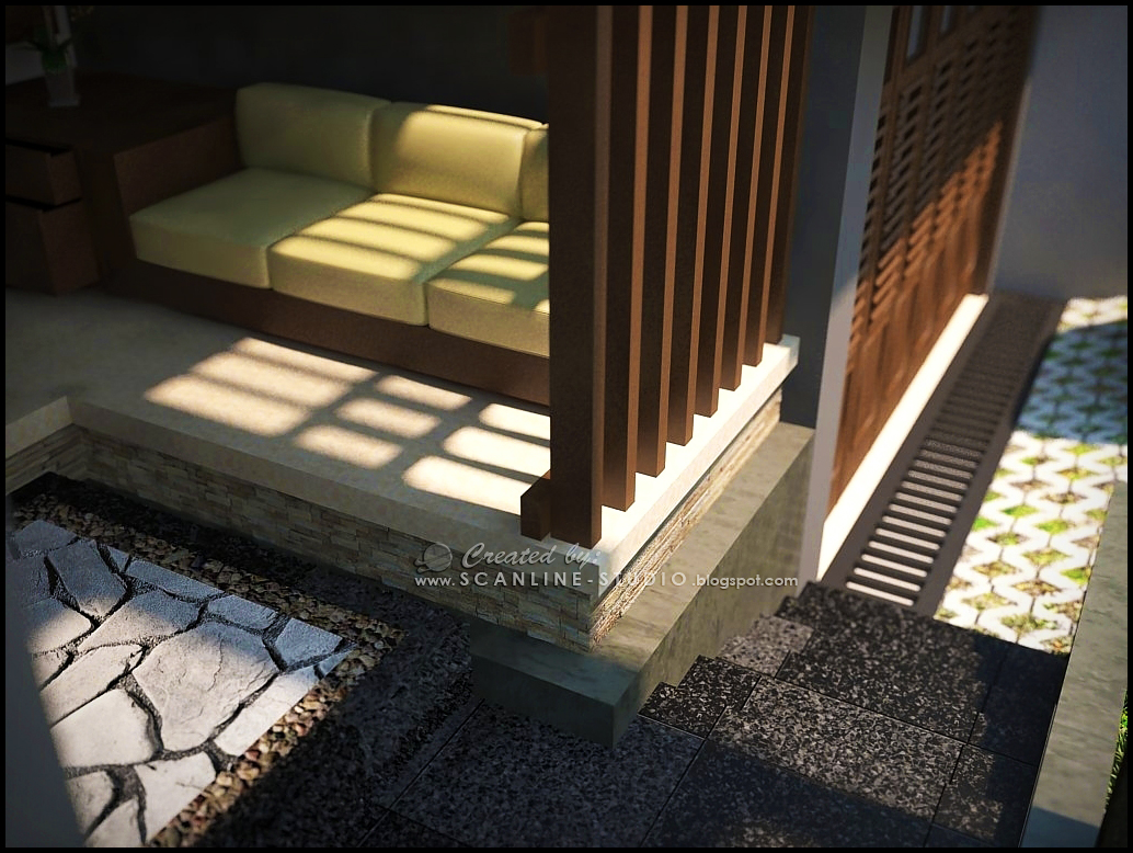 Scanline Art Gallery: MINIMALIST TROPIC HOUSE 02