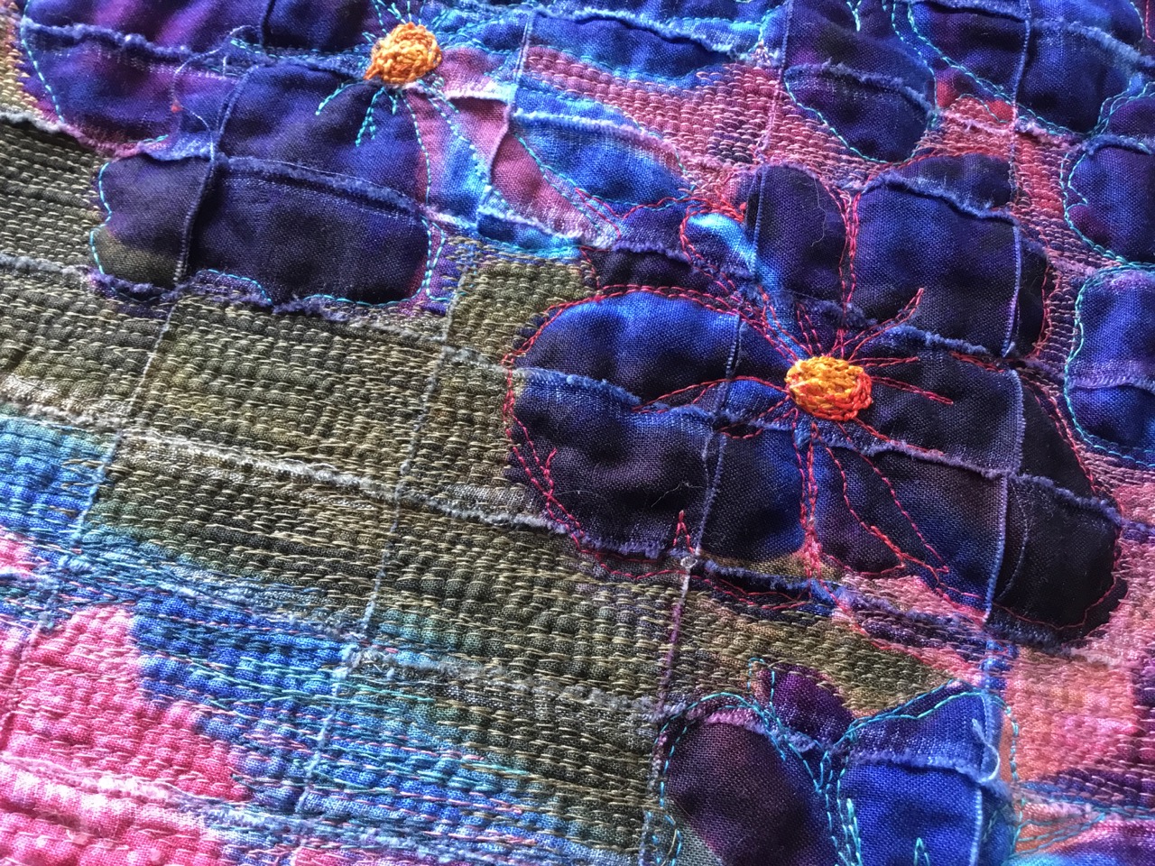 Fiber Antics by Veronica: Art Weave: Stitch or finish as desired