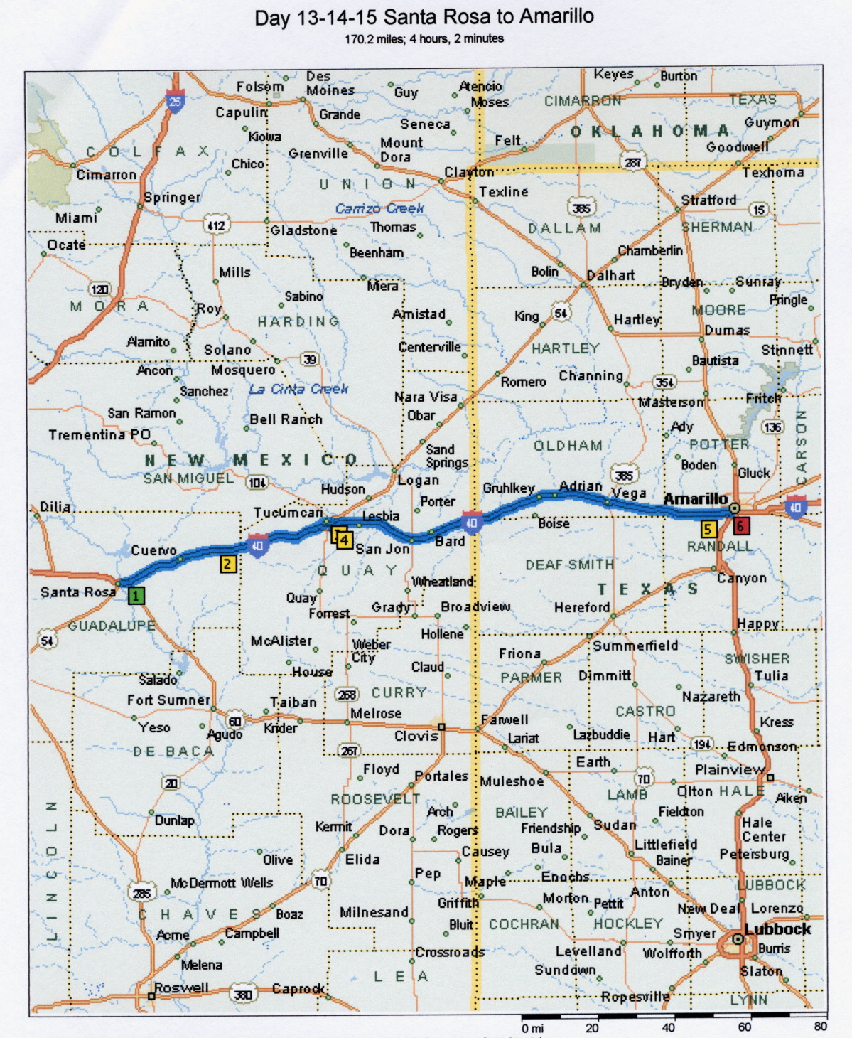 2010 - Charleston's Trailer Tripping: DAY 12, March 14: Santa Rosa, New ...