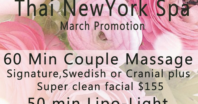 Best Spa Deals In New York @Thai New York Spa in Queens: March Specials ...