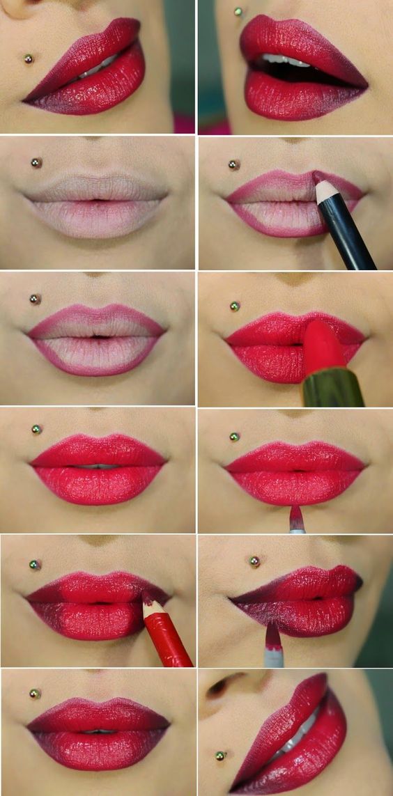 Lip Tutorials Simple & Easy - Motivational Trends