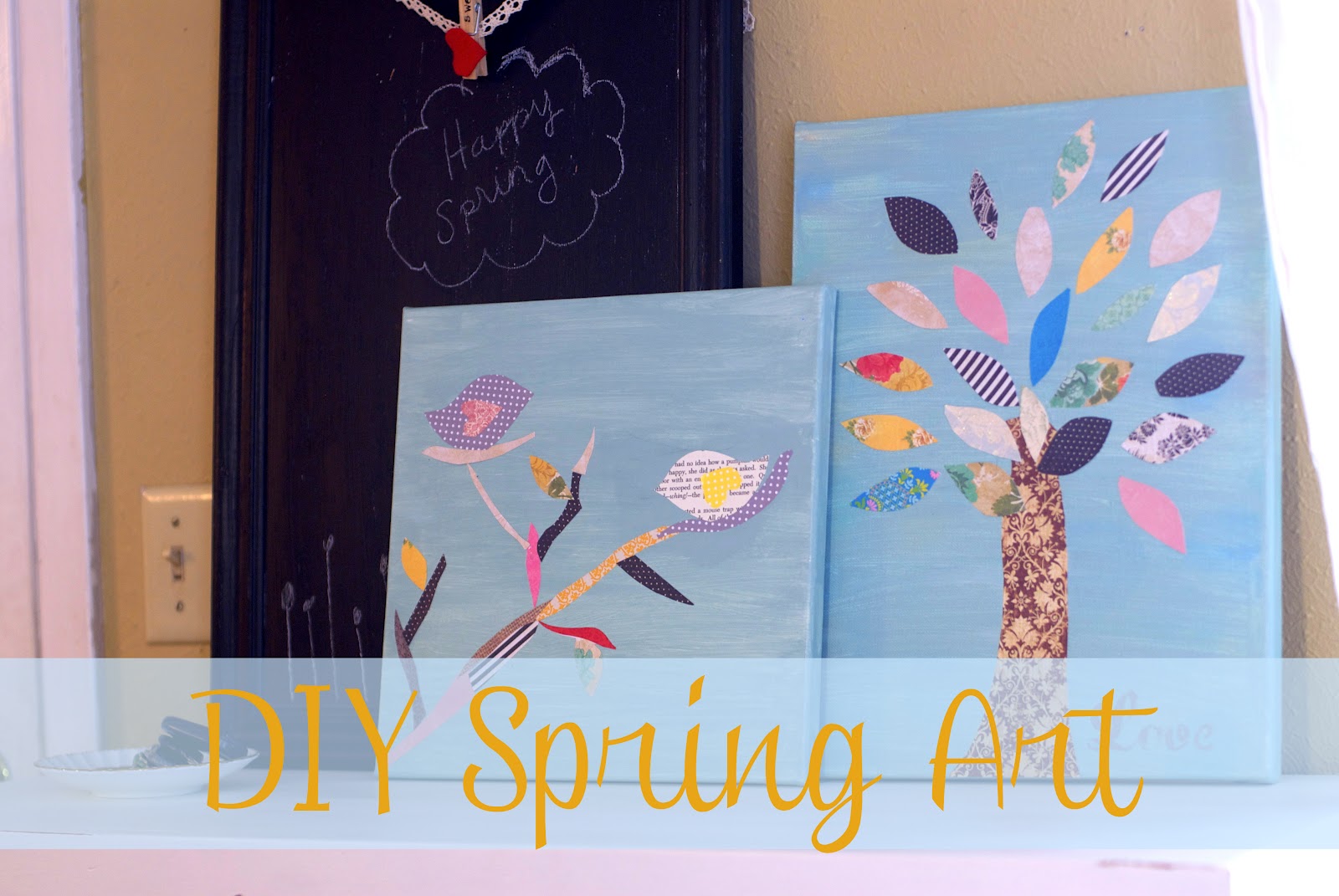 Easy DIY Spring Art