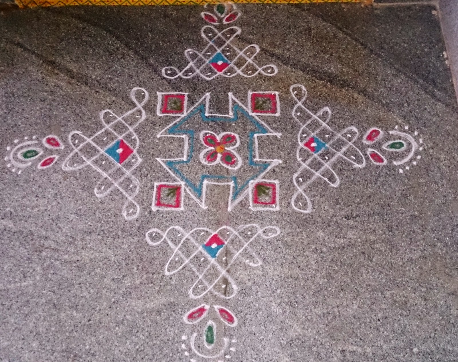 Muggulu blog: temple pattern muggu