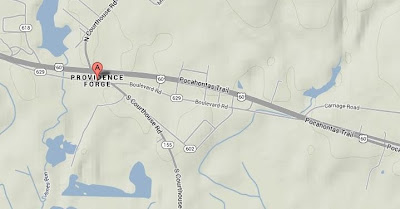New Kent County History: A 1940 Census Map of Providence Forge