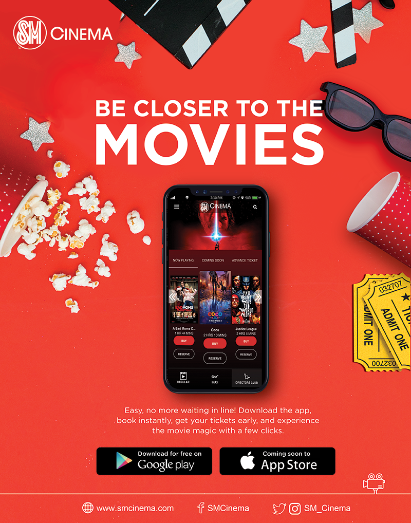 Be Closer to the Movies with the SM Cinemas App