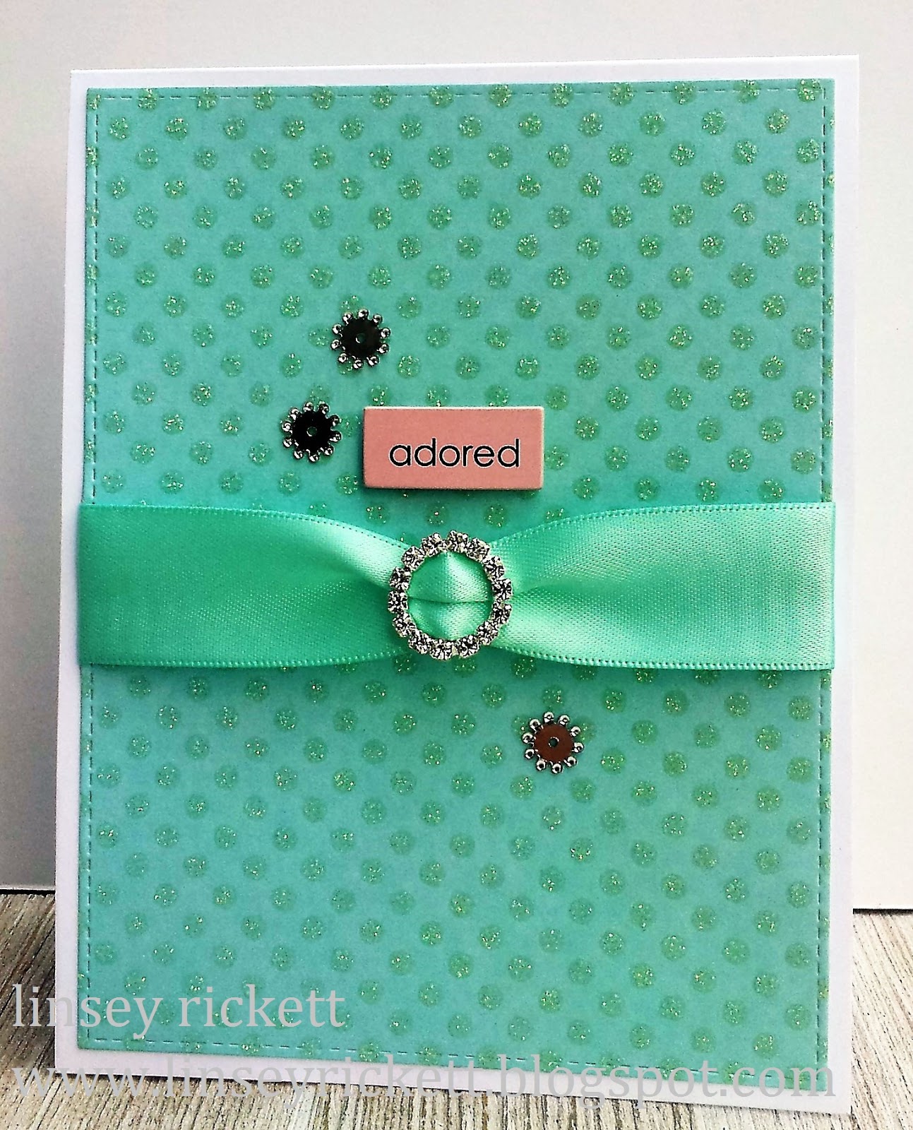 Really Reasonable Ribbon Blog: Simple and Elegant Card with Ribbon Slider