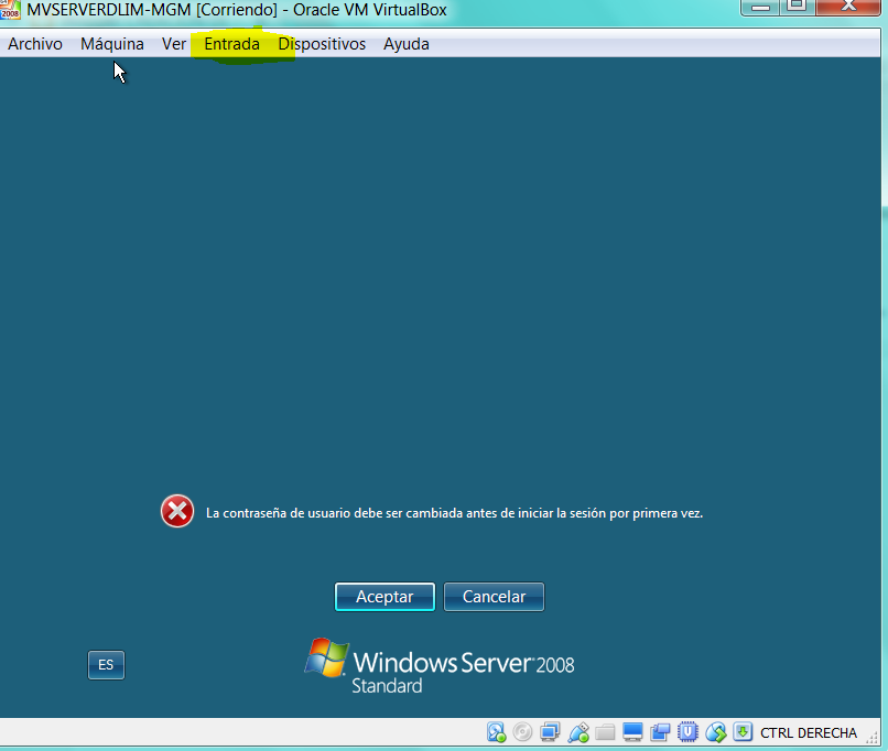 CREACION DE MAQUINA VIRTUAL SERVER 2008: INSTALACION WINDOWS SERVER 2008