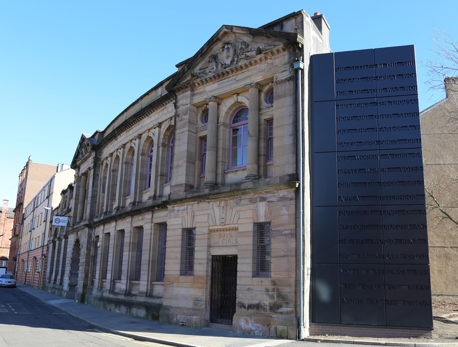 Glasgow Punter: Glasgow Libraries, Then and Now