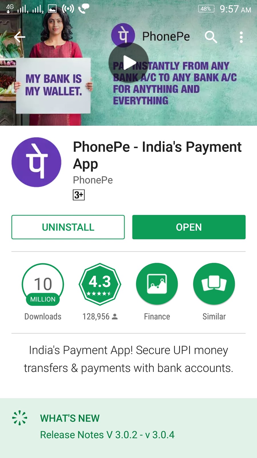 My Square: How to use PhonePe