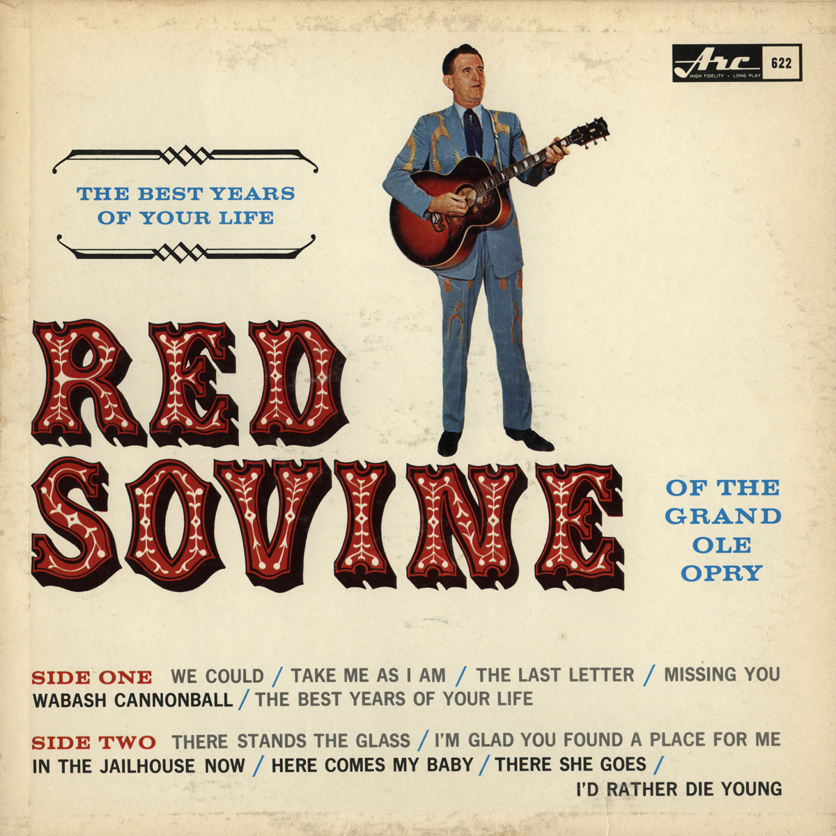 Lonesome Lefty's Scratchy Attic: RED SOVINE The Best Years Of Your Life