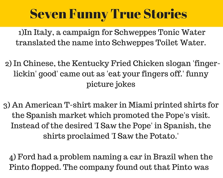 Everyone Funny: Seven Funny TRUE Stories