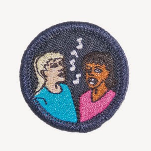 Bluenose Guider: Meetins #21 & 23: Singing badge