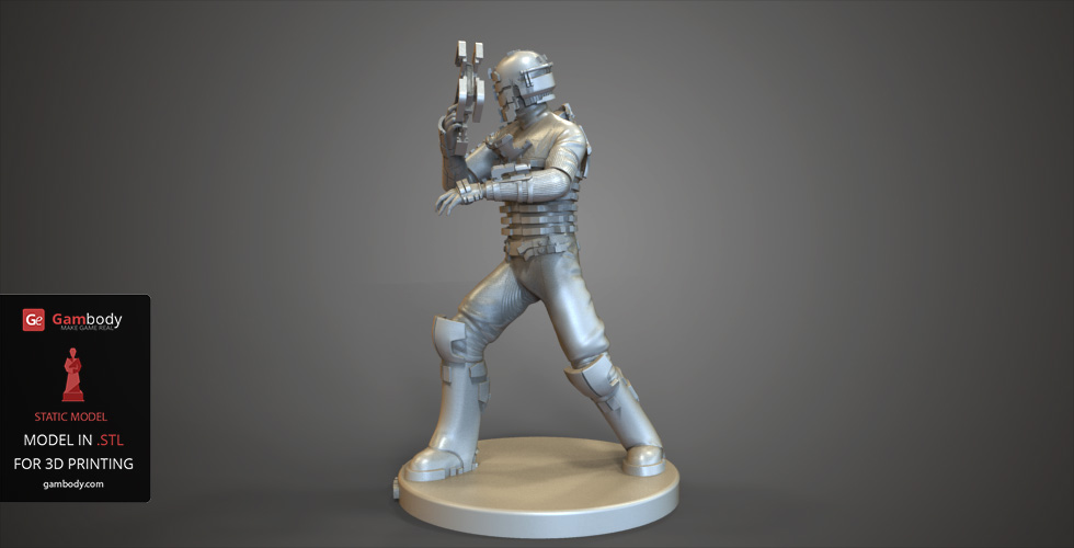 Dead Space-Isaac Clarke 3D Model | Static Figure | 3D Printing Designs