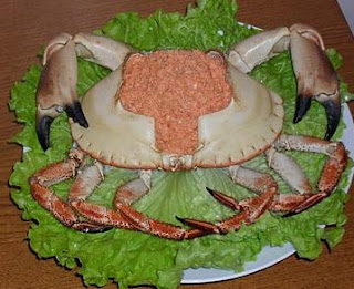 Portugal Bipolar: Receita de sapateira recheada