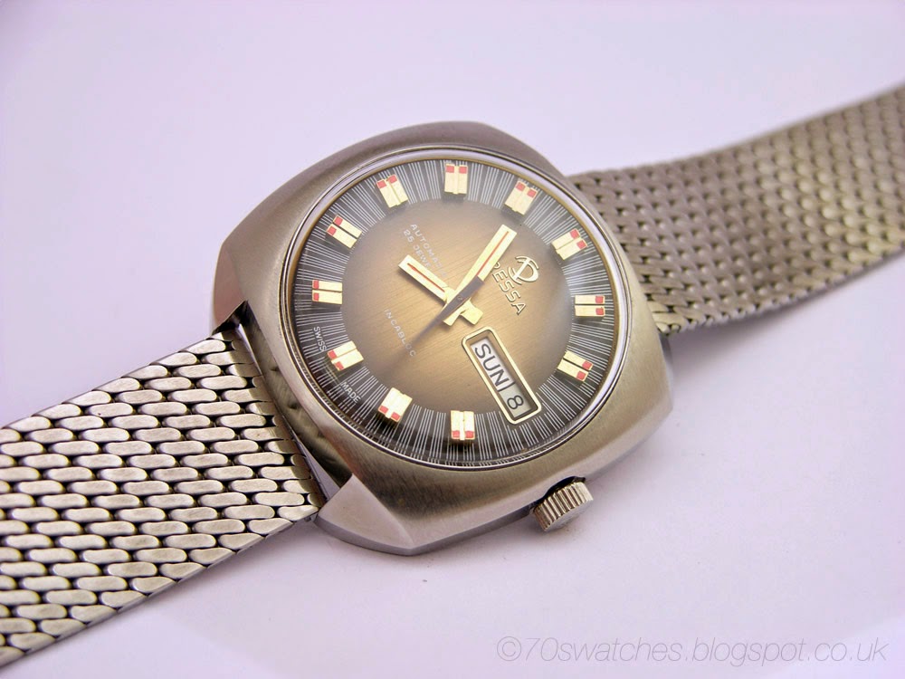 70s Watches: Unusual and Rare Retro Tressa Automatic - AS 2066